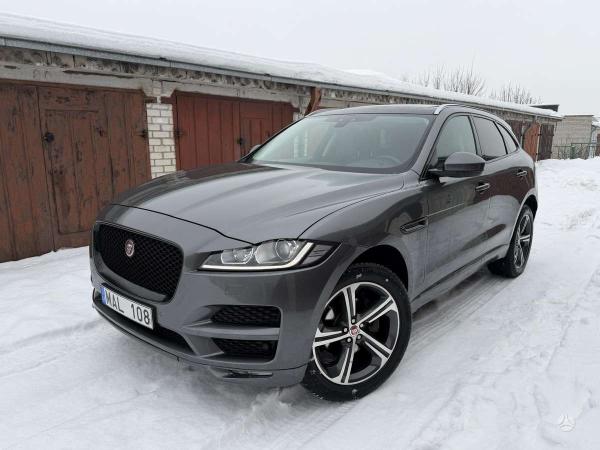Pelēks Jaguar F-Pace 2017 Kauņa, ar dzinēja tilpumu 2.00 L un nobraukumu 283 tūkst. km par 11000 €, foto 3 vietnē AUTOMOTO.COM.LV