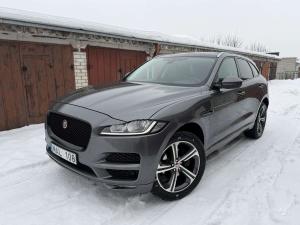 Grey Jaguar F-Pace 2017 in Kaunas, with an engine capacity of 2.00 L and mileage of 283 thousand km for 11000 €, photo 3 on AUTOMOTO.COM.LV