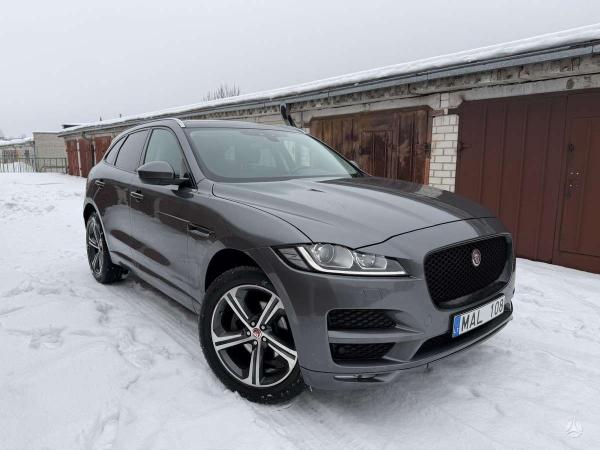 Pelēks Jaguar F-Pace 2017 Kauņa, ar dzinēja tilpumu 2.00 L un nobraukumu 283 tūkst. km par 11000 €, foto 9 vietnē AUTOMOTO.COM.LV