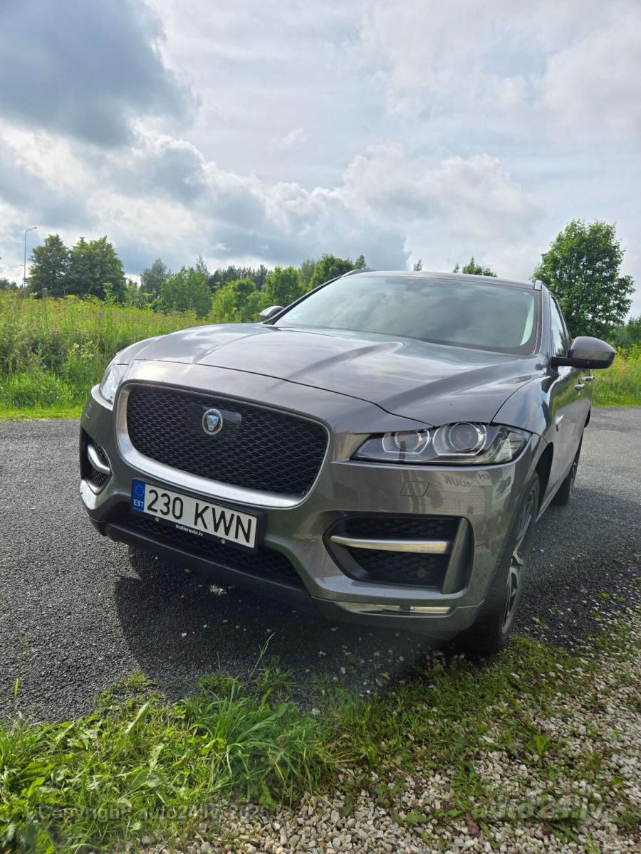Grey Jaguar F-Pace 2017 in Tallinn, with an engine capacity of 3.00 L and mileage of 133 thousand km for 24000 €, photo 2 on AUTOMOTO.COM.LV