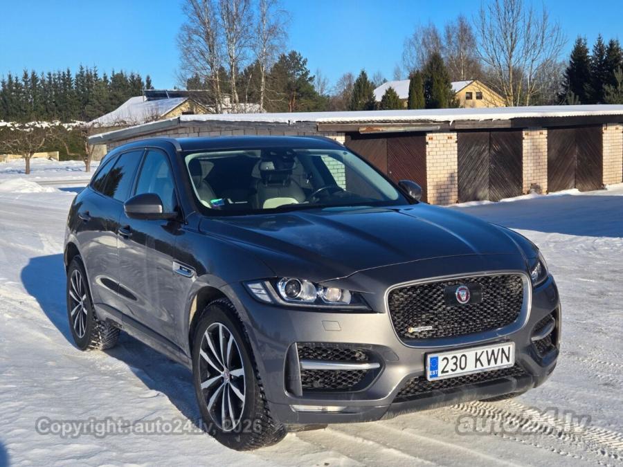 Grey Jaguar F-Pace 2017 in Tallinn, with an engine capacity of 3.00 L and mileage of 133 thousand km for 24000 €, photo 15 on AUTOMOTO.COM.LV