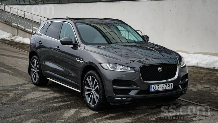 Pelēks Jaguar F-Pace 2017 Rīga, ar dzinēja tilpumu 3.00 L un nobraukumu 216 tūkst. km par 14950 €, foto 10 vietnē AUTOMOTO.COM.LV