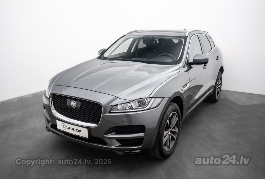 Pelēks Jaguar F-Pace 2017 Tallina, ar dzinēja tilpumu 2.00 L un nobraukumu 155 tūkst. km par 14999 €, foto 1 vietnē AUTOMOTO.COM.LV