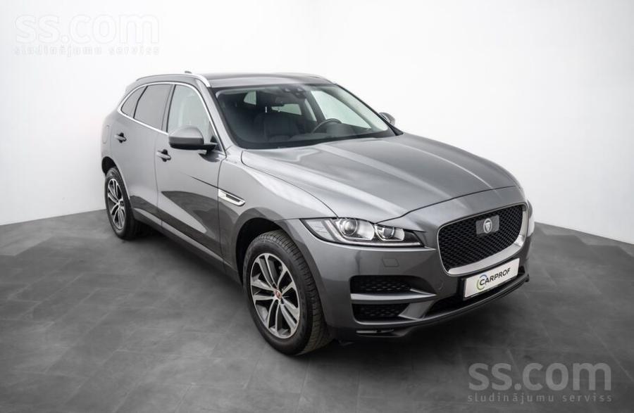 Pelēks Jaguar F-Pace 2017 Tallina, ar dzinēja tilpumu 2.00 L un nobraukumu 155 tūkst. km par 14999 €, foto 4 vietnē AUTOMOTO.COM.LV