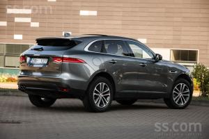 Pelēks Jaguar F-Pace 2017 Jelgava, ar dzinēja tilpumu 2.00 L un nobraukumu 224 tūkst. km par 15500 €, foto 6 vietnē AUTOMOTO.COM.LV