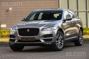 Grey Jaguar F-Pace 2017 in Jelgava, with an engine capacity of 2.00 L and mileage of 0 thousand km for 11990 €, photo  on AUTOMOTO.COM.LV
