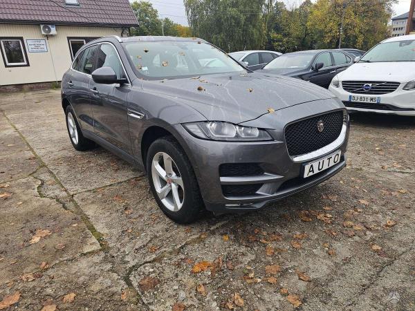 Jaguar F-Pace 2017 in Taurage on AUTOMOTO.COM.LV Grey Jaguar F-Pace 2017 in Taurage, with an engine capacity of 2.00 L and mileage of 162 thousand km for 9300 €, photo 1 on AUTOMOTO.COM.LV