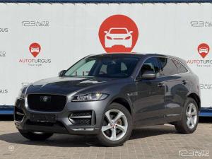 Grey Jaguar F-Pace 2018 in Taurage, with an engine capacity of 2.00 L and mileage of 228 thousand km for 14900 €, photo  on AUTOMOTO.COM.LV