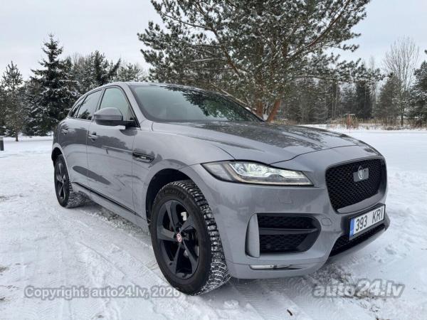 Grey Jaguar F-Pace 2019 in Tallinn, with an engine capacity of 2.00 L and mileage of 135 thousand km for 28900 €, photo 2 on AUTOMOTO.COM.LV