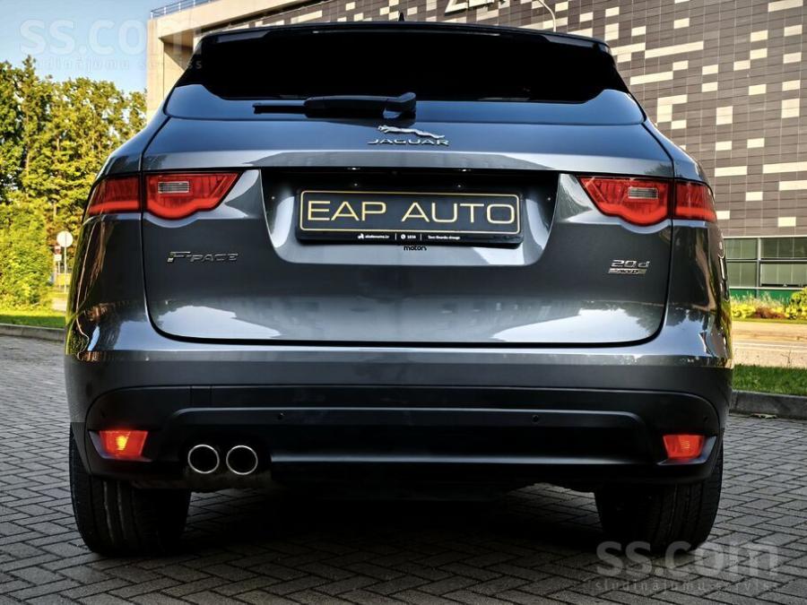 Grey Jaguar F-Pace 2019 in Jelgava, with an engine capacity of 2.00 L and mileage of 0 thousand km for 12950 €, photo 7 on AUTOMOTO.COM.LV