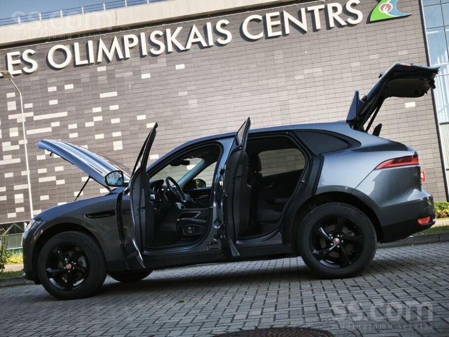 Grey Jaguar F-Pace 2019 in Jelgava, with an engine capacity of 2.00 L and mileage of 0 thousand km for 12950 €, photo 10 on AUTOMOTO.COM.LV
