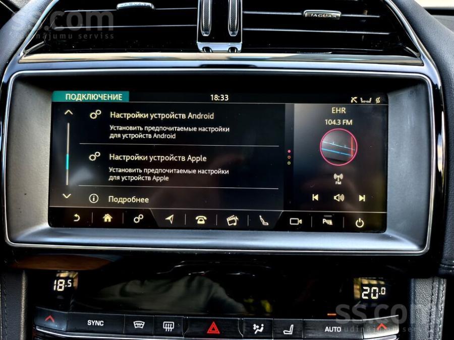 Grey Jaguar F-Pace 2019 in Jelgava, with an engine capacity of 2.00 L and mileage of 0 thousand km for 12950 €, photo 27 on AUTOMOTO.COM.LV