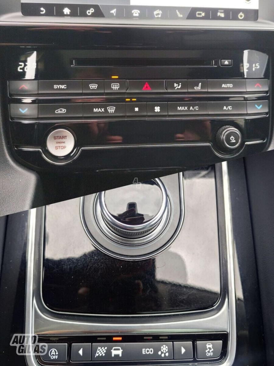 Pelēks Jaguar F-Pace 2020 Šauļi, ar dzinēja tilpumu 2.00 L un nobraukumu 130 tūkst. km par 14250 €, foto 19 vietnē AUTOMOTO.COM.LV