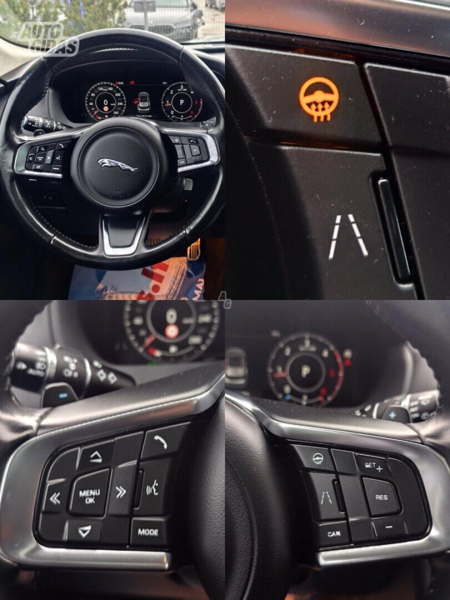 Pelēks Jaguar F-Pace 2020 Šauļi, ar dzinēja tilpumu 2.00 L un nobraukumu 130 tūkst. km par 14250 €, foto 20 vietnē AUTOMOTO.COM.LV
