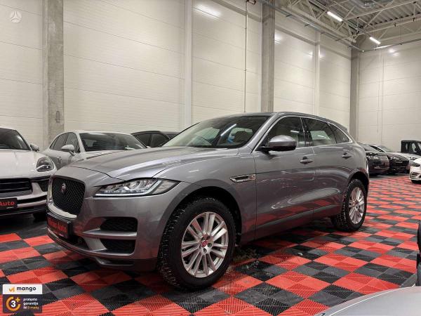 Pelēks Jaguar F-Pace 2020 Viļņa, ar dzinēja tilpumu 2.00 L un nobraukumu 112 tūkst. km par 21490 €, foto 1 vietnē AUTOMOTO.COM.LV