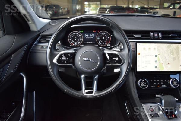 Grey Jaguar F-Pace 2021 in Riga, with an engine capacity of 2.00 L and mileage of 94 thousand km for 23400 €, photo 9 on AUTOMOTO.COM.LV