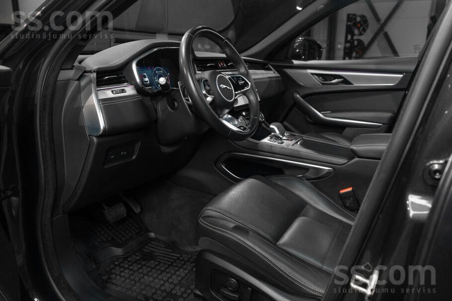 Pelēks Jaguar F-Pace 2022 Rīga, ar dzinēja tilpumu 2.00 L un nobraukumu 145 tūkst. km par 28900 €, foto 12 vietnē AUTOMOTO.COM.LV