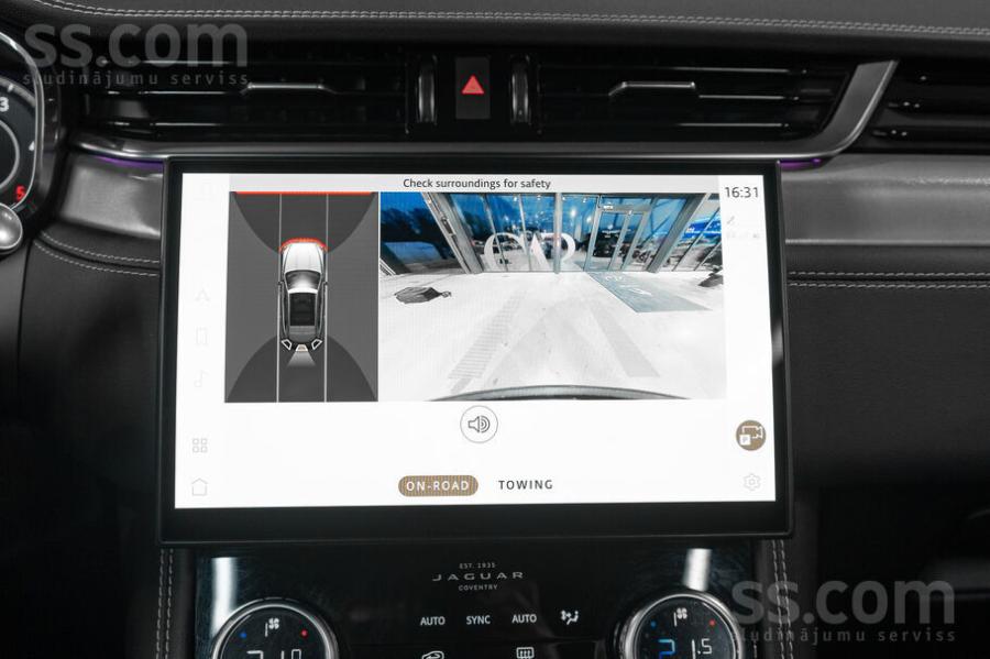 Pelēks Jaguar F-Pace 2022 Rīga, ar dzinēja tilpumu 2.00 L un nobraukumu 145 tūkst. km par 28900 €, foto 25 vietnē AUTOMOTO.COM.LV