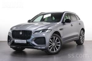 Grey Jaguar F-Pace 2024 in Riga, with an engine capacity of 2.00 L and mileage of 17 thousand km for 42500 €, photo  on AUTOMOTO.COM.LV