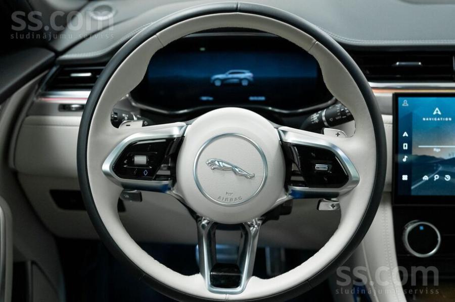 Grey Jaguar F-Pace 2024 in Riga, with an engine capacity of 2.00 L and mileage of 17 thousand km for 42500 €, photo 28 on AUTOMOTO.COM.LV