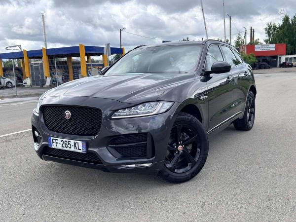 Pelēks Jaguar F-Pace 2019 Panevēža, ar dzinēja tilpumu 2.00 L un nobraukumu 138 tūkst. km par 15990 €, foto 1 vietnē AUTOMOTO.COM.LV