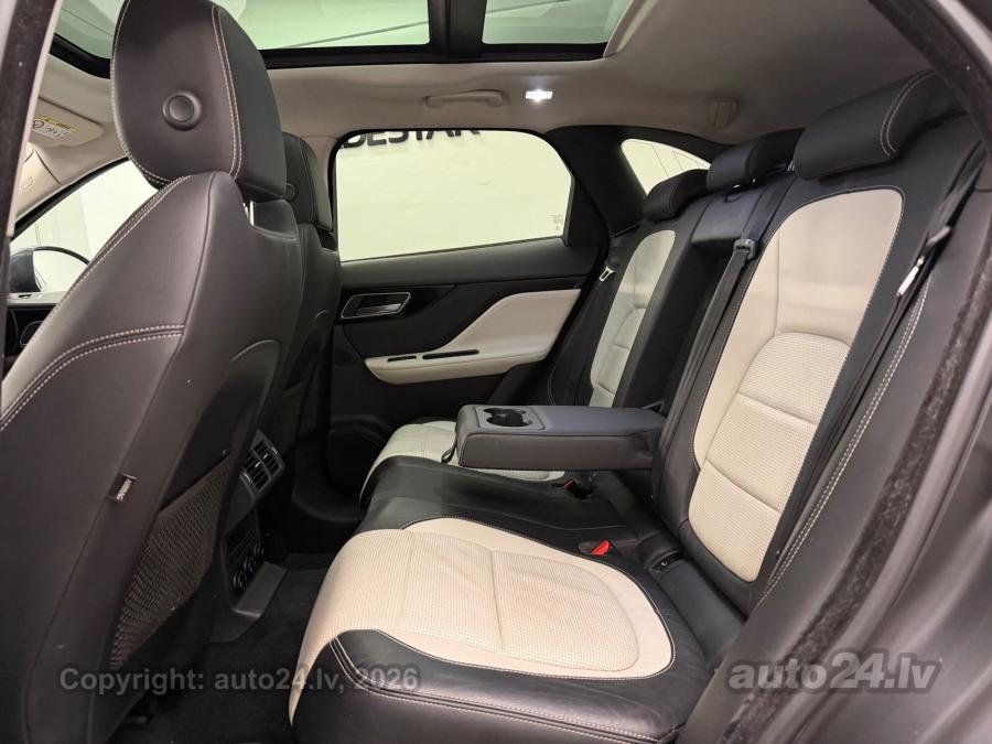 Grey Jaguar F-Pace 2016 in Parnu, with an engine capacity of 2.00 L and mileage of 183 thousand km for 15990 €, photo 11 on AUTOMOTO.COM.LV