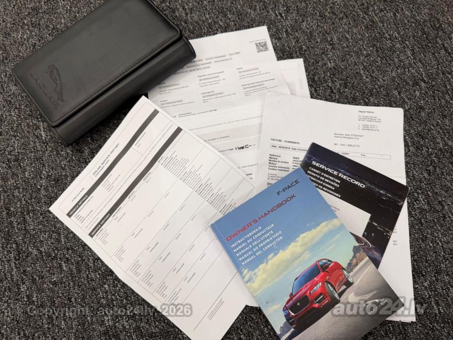 Grey Jaguar F-Pace 2016 in Parnu, with an engine capacity of 2.00 L and mileage of 183 thousand km for 15990 €, photo 31 on AUTOMOTO.COM.LV