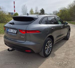Grey Jaguar F-Pace 2017 in Tallinn, with an engine capacity of 2.00 L and mileage of 131 thousand km for 15990 €, photo 8 on AUTOMOTO.COM.LV