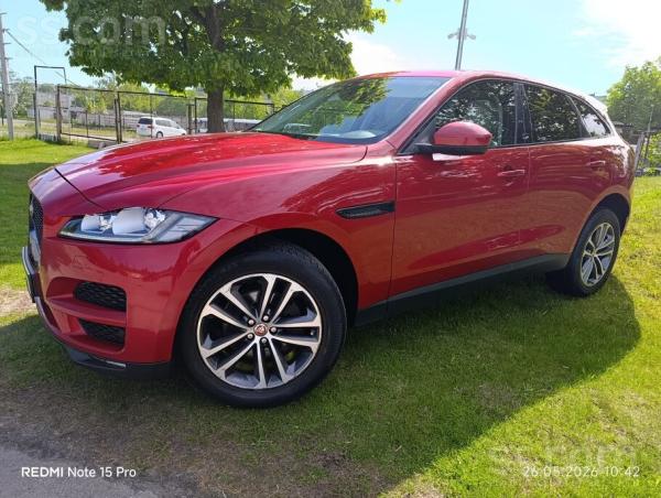 Red Jaguar F-Pace 2016 in Riga, with an engine capacity of 2.00 L and mileage of 145 thousand km for 13330 €, photo 7 on AUTOMOTO.COM.LV
