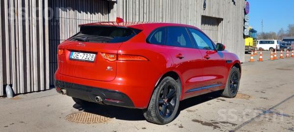 Red Jaguar F-Pace 2016 in Riga, with an engine capacity of 3.00 L and mileage of 217 thousand km for 15900 €, photo 6 on AUTOMOTO.COM.LV