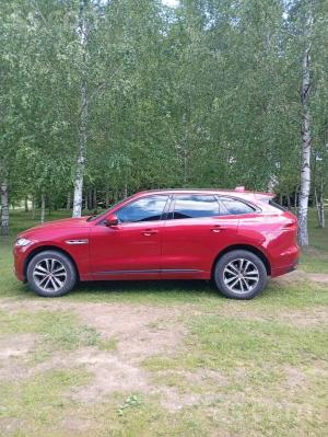 Red Jaguar F-Pace 2016 in Daugavpils, with an engine capacity of 2.00 L and mileage of 171 thousand km for 13700 €, photo  on AUTOMOTO.COM.LV