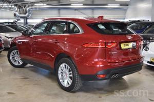Red Jaguar F-Pace 2017 in Riga, with an engine capacity of 2.00 L and mileage of 106 thousand km for 14500 €, photo 3 on AUTOMOTO.COM.LV