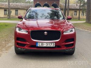 Red Jaguar F-Pace 2017 in Riga, with an engine capacity of 2.00 L and mileage of 116 thousand km for 14500 €, photo 6 on AUTOMOTO.COM.LV