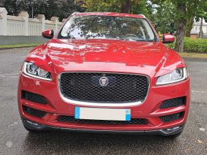 Sarkans Jaguar F-Pace 2017 Tauragė, ar dzinēja tilpumu 2.00 L un nobraukumu 120 tūkst. km par 10900 €, foto 3 vietnē AUTOMOTO.COM.LV