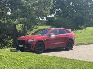 Red Jaguar F-Pace 2017 in Kaunas, with an engine capacity of 3.00 L and mileage of 227 thousand km for 19500 €, photo 6 on AUTOMOTO.COM.LV