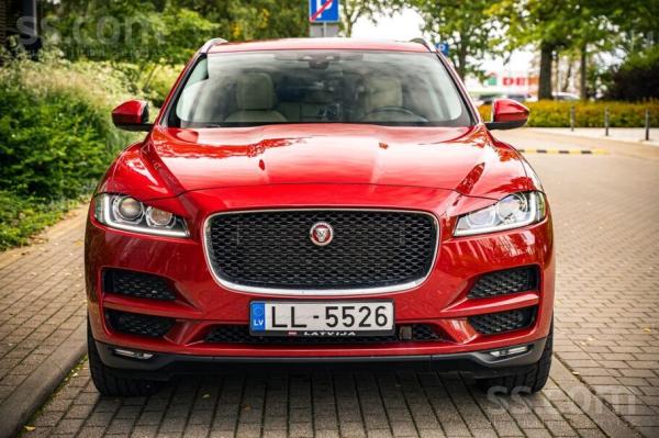 Jaguar F-Pace 2018 Rīga vietnē Sarkans Jaguar F-Pace 2018 Rīga, ar dzinēja tilpumu 2.00 L un nobraukumu 136 tūkst. km par 11990 €, foto 3 vietnē AUTOMOTO.COM.LV