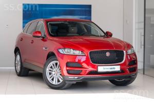 Sarkans Jaguar F-Pace 2019 Rīga, ar dzinēja tilpumu 2.00 L un nobraukumu 27 tūkst. km par 19990 €, foto 3 vietnē AUTOMOTO.COM.LV