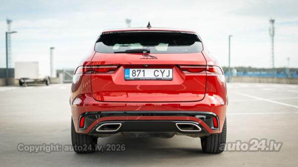 Red Jaguar F-Pace 2023 in Tallinn, with an engine capacity of 3.00 L and mileage of 35 thousand km for 53500 €, photo 4 on AUTOMOTO.COM.LV