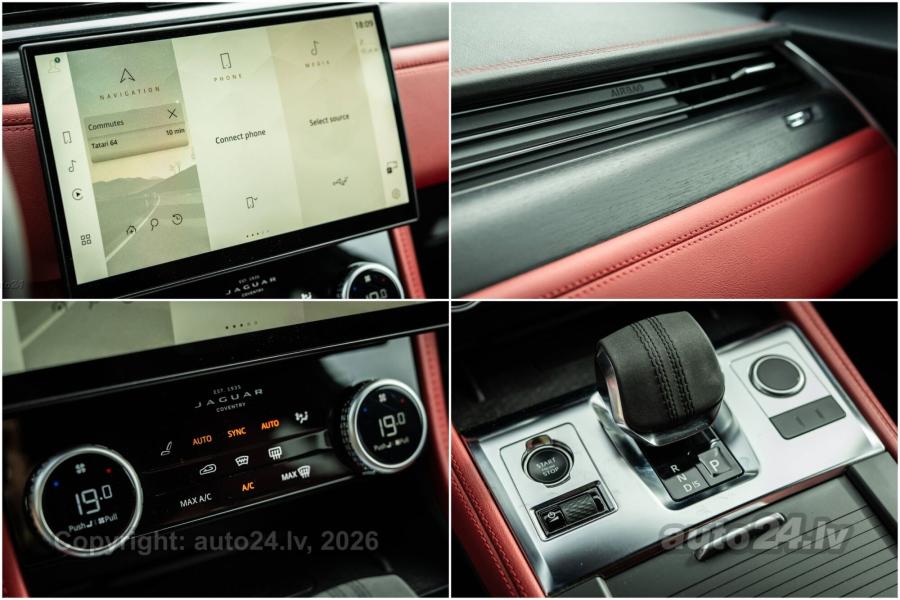 Red Jaguar F-Pace 2023 in Tallinn, with an engine capacity of 3.00 L and mileage of 35 thousand km for 53500 €, photo 18 on AUTOMOTO.COM.LV