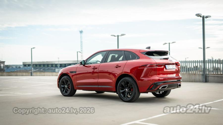 Red Jaguar F-Pace 2023 in Tallinn, with an engine capacity of 3.00 L and mileage of 35 thousand km for 53500 €, photo 24 on AUTOMOTO.COM.LV