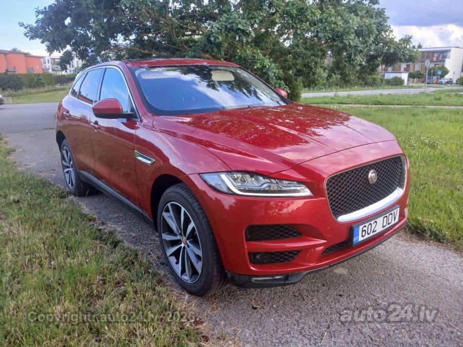 Red Jaguar F-Pace 2016 in Tallinn, with an engine capacity of 3.00 L and mileage of 300 thousand km for 11990 €, photo 3 on AUTOMOTO.COM.LV