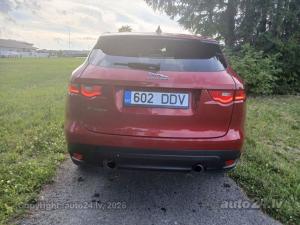 Red Jaguar F-Pace 2016 in Tallinn, with an engine capacity of 3.00 L and mileage of 300 thousand km for 11990 €, photo 6 on AUTOMOTO.COM.LV