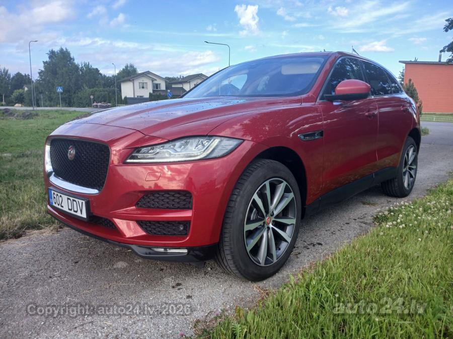 Red Jaguar F-Pace 2016 in Tallinn, with an engine capacity of 3.00 L and mileage of 300 thousand km for 11990 €, photo 9 on AUTOMOTO.COM.LV