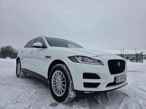 White Jaguar F-Pace 2016 in Taurage, with an engine capacity of 2.00 L and mileage of 150 thousand km for 12900 €, photo  on AUTOMOTO.COM.LV