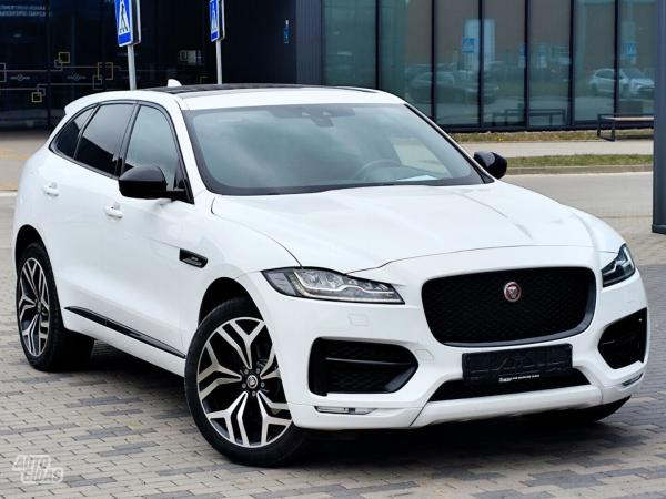 White Jaguar F-Pace 2016 in Siauliai, with an engine capacity of 2.00 L and mileage of 157 thousand km for 15300 €, photo 9 on AUTOMOTO.COM.LV