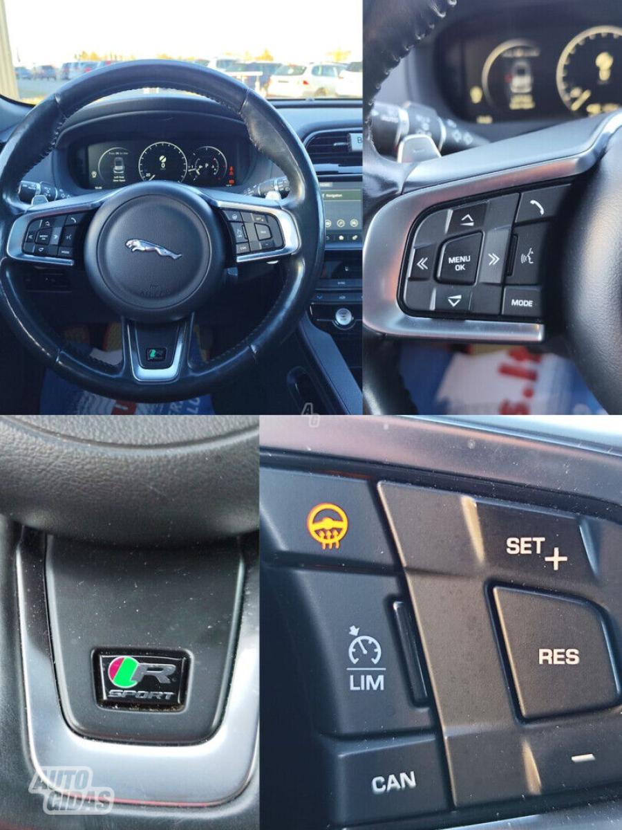 White Jaguar F-Pace 2016 in Siauliai, with an engine capacity of 2.00 L and mileage of 157 thousand km for 15300 €, photo 15 on AUTOMOTO.COM.LV