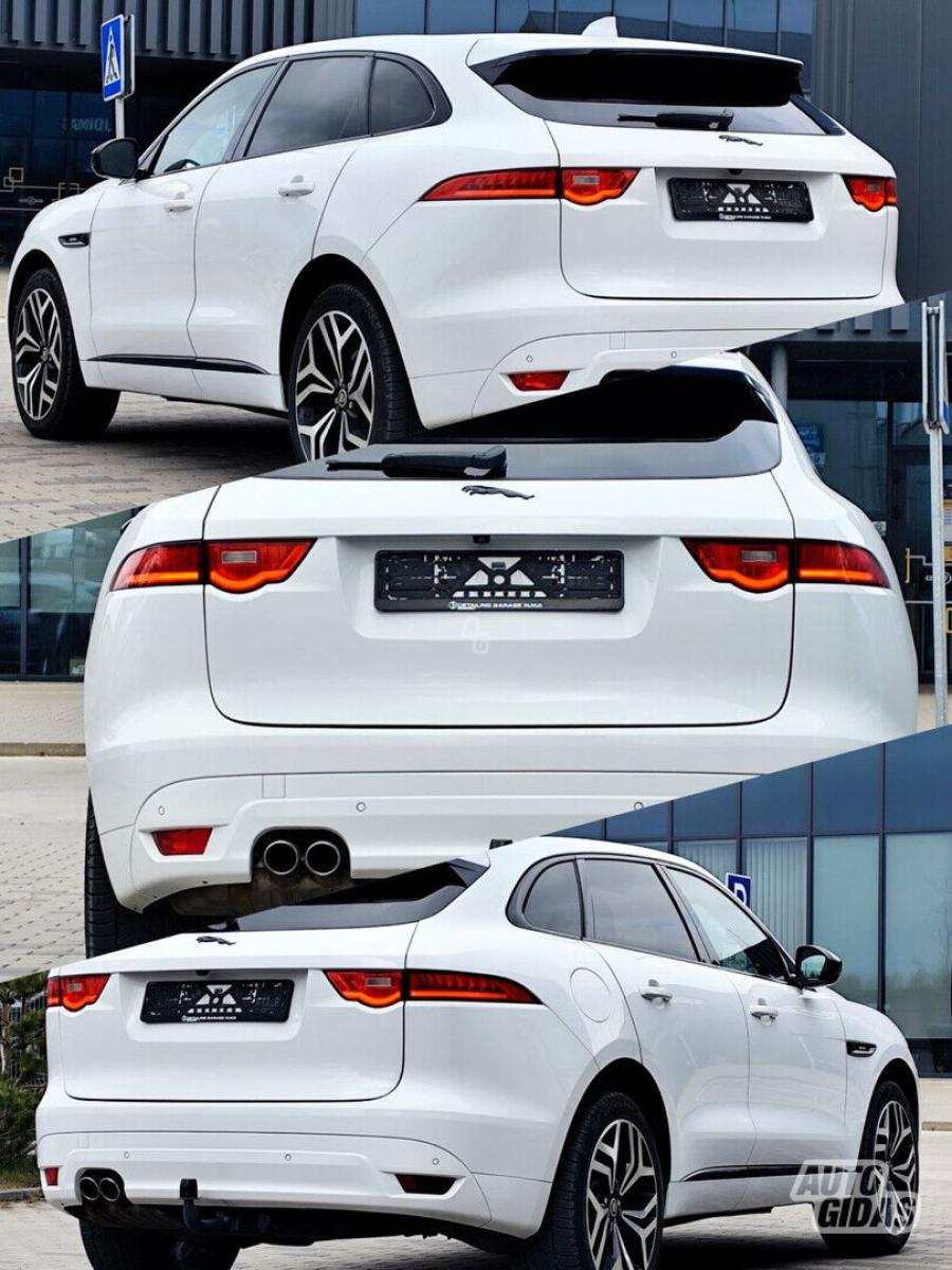White Jaguar F-Pace 2016 in Siauliai, with an engine capacity of 2.00 L and mileage of 157 thousand km for 15300 €, photo 30 on AUTOMOTO.COM.LV