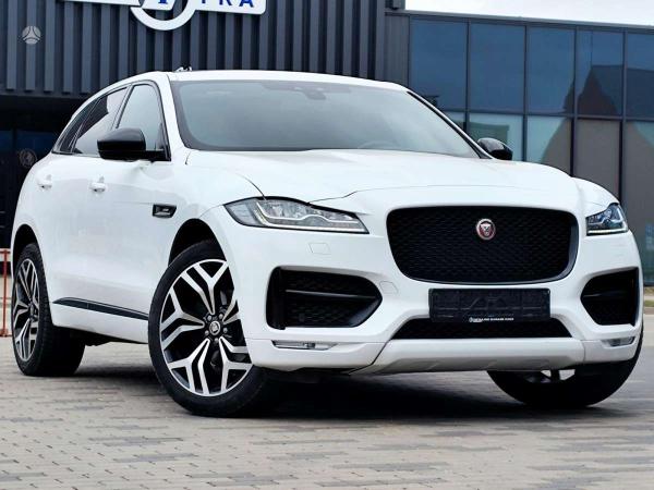 White Jaguar F-Pace 2016 in Siauliai, with an engine capacity of 2.00 L and mileage of 157 thousand km for 13900 €, photo 1 on AUTOMOTO.COM.LV