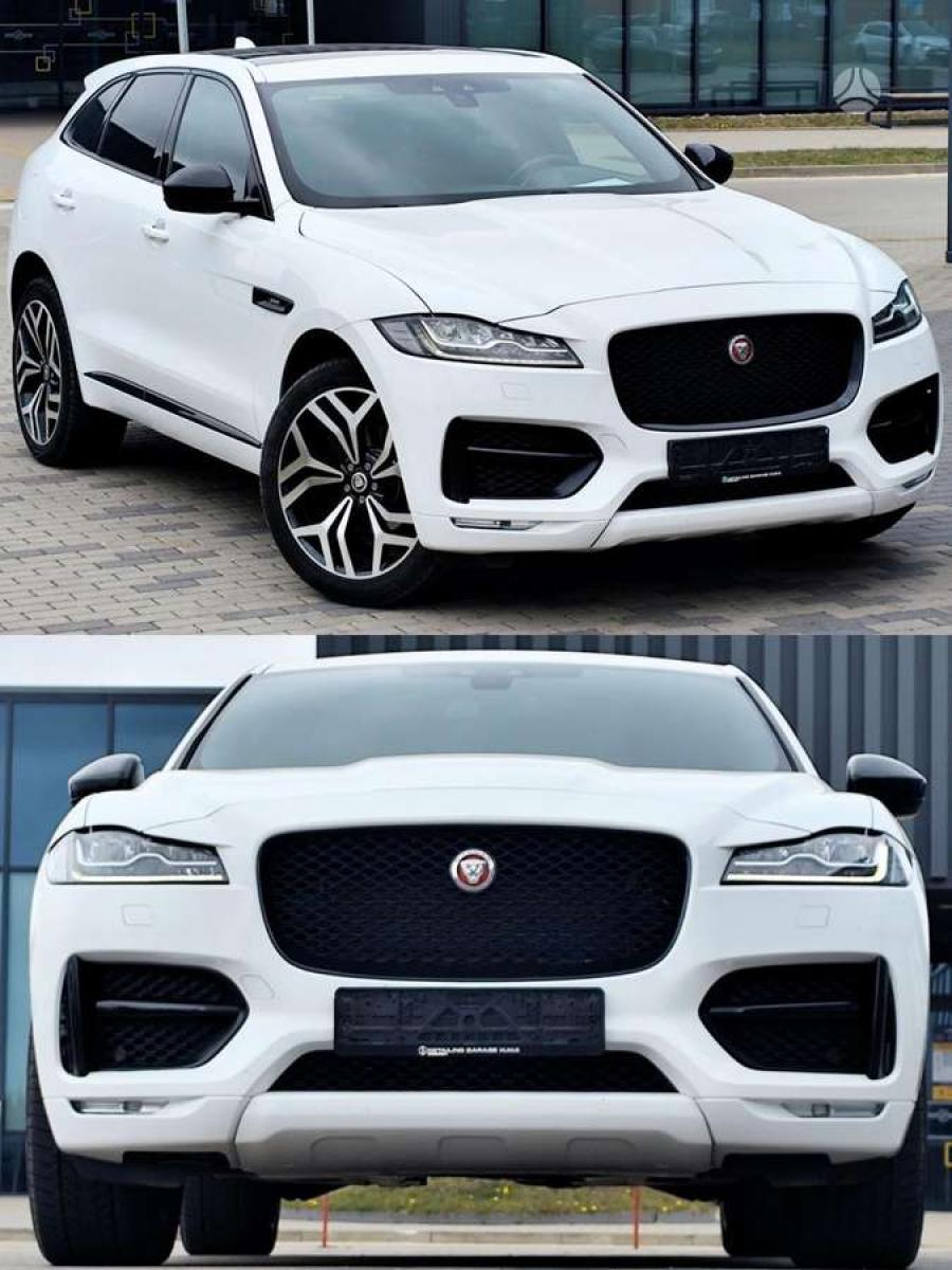 White Jaguar F-Pace 2016 in Siauliai, with an engine capacity of 2.00 L and mileage of 157 thousand km for 13900 €, photo 29 on AUTOMOTO.COM.LV