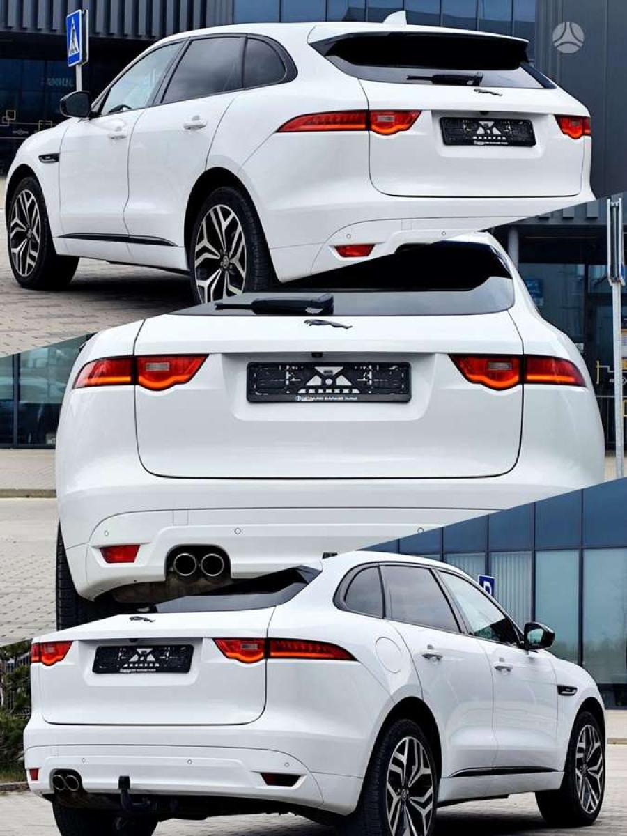 White Jaguar F-Pace 2016 in Siauliai, with an engine capacity of 2.00 L and mileage of 157 thousand km for 13900 €, photo 30 on AUTOMOTO.COM.LV